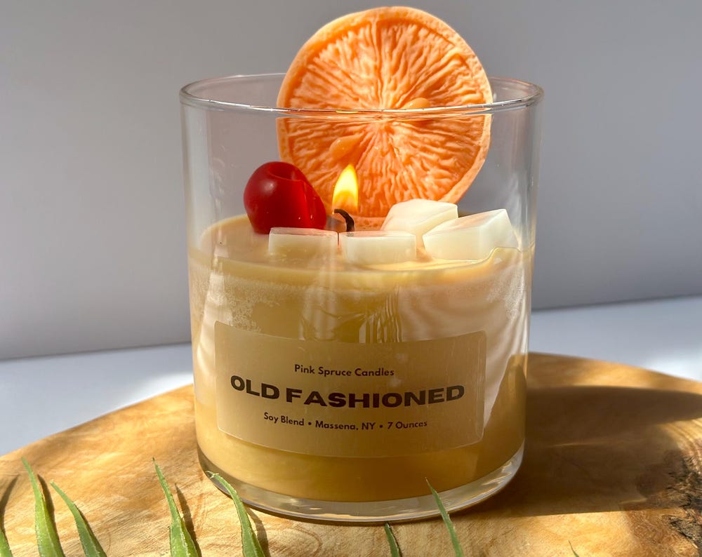 Old Fashioned Candle – Pink Spruce